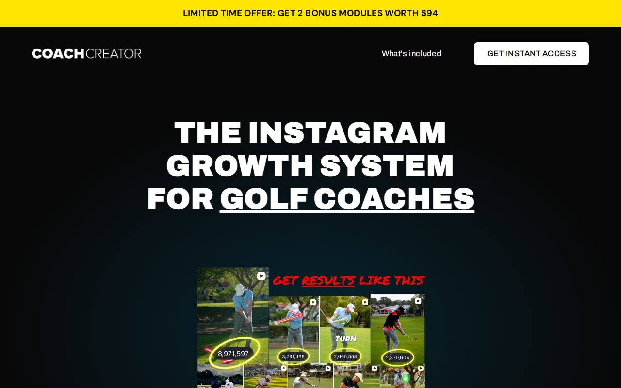 Coach Creator Instagram Course